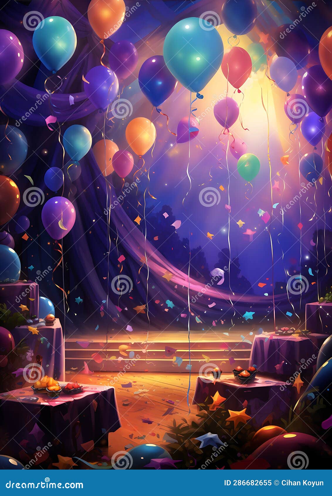 Dynamic invitation themes stock illustration. Illustration of ...