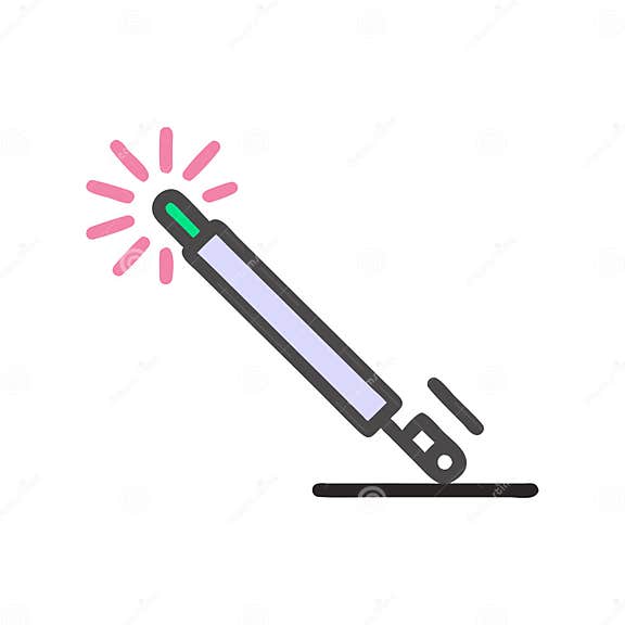 Dynamic Laser Pointer Icon for Events Stock Illustration - Illustration ...