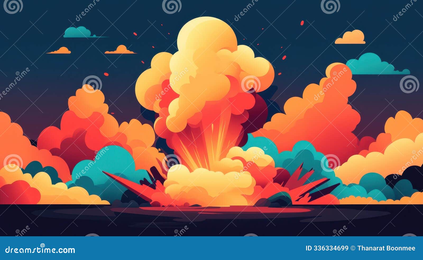 Dynamic Lava Explosion Backdrop Featuring Vibrant Colors and Textures ...