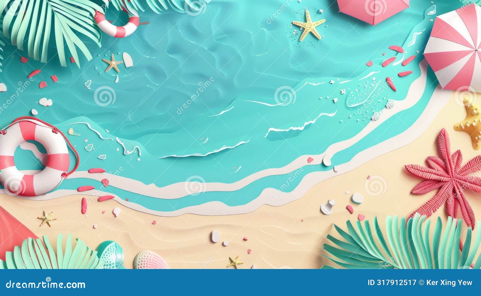 Dynamic Layout Design with Fluid Arrangements of Beach Holiday Imagery ...