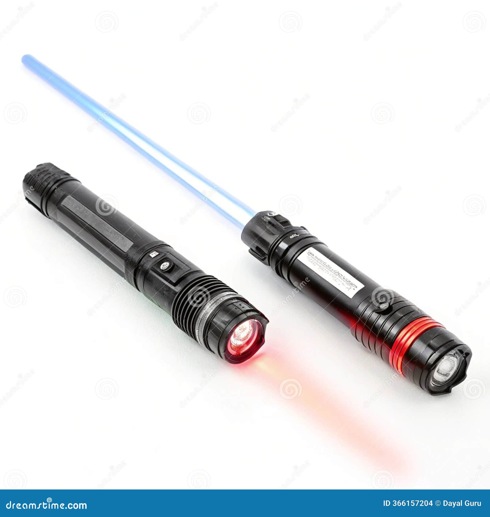 Two Forces Light Effect Isolated On White Background Royalty-Free Stock ...