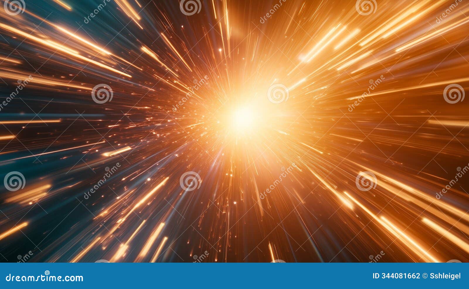 Dynamic Light Ray Motion Starburst Design Glowing Speed Effect ...