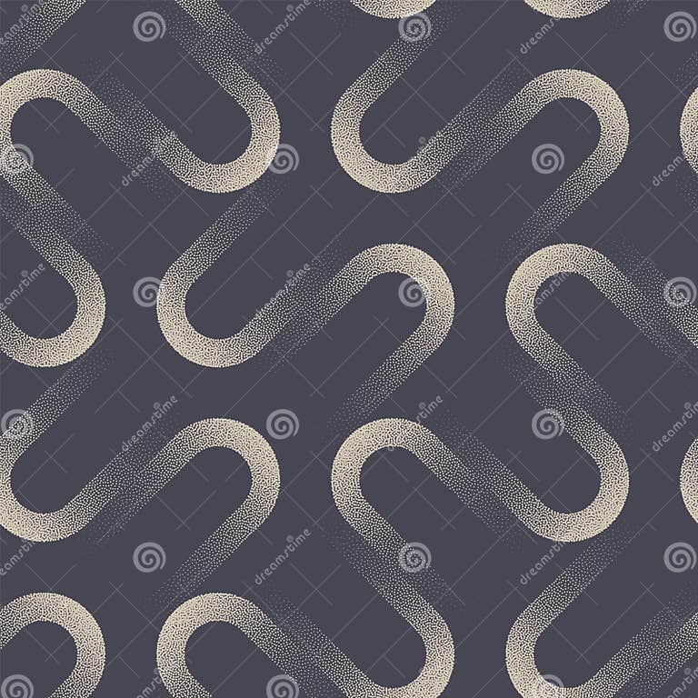 Dynamic Linear Ripple Structure Seamless Pattern Vector Abstract Background Stock Vector ...