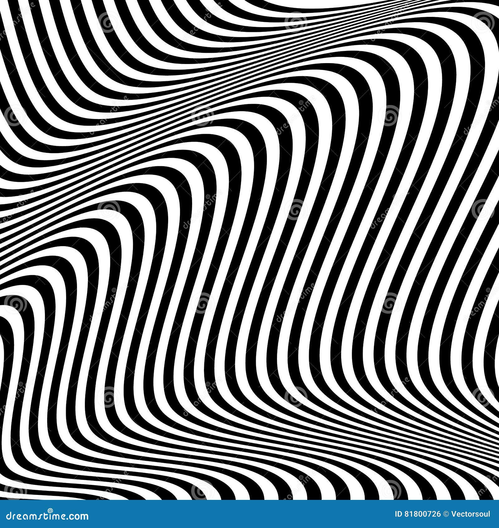 Dynamic Lines Abstract Pattern. Vector Illustration with Great C Stock ...