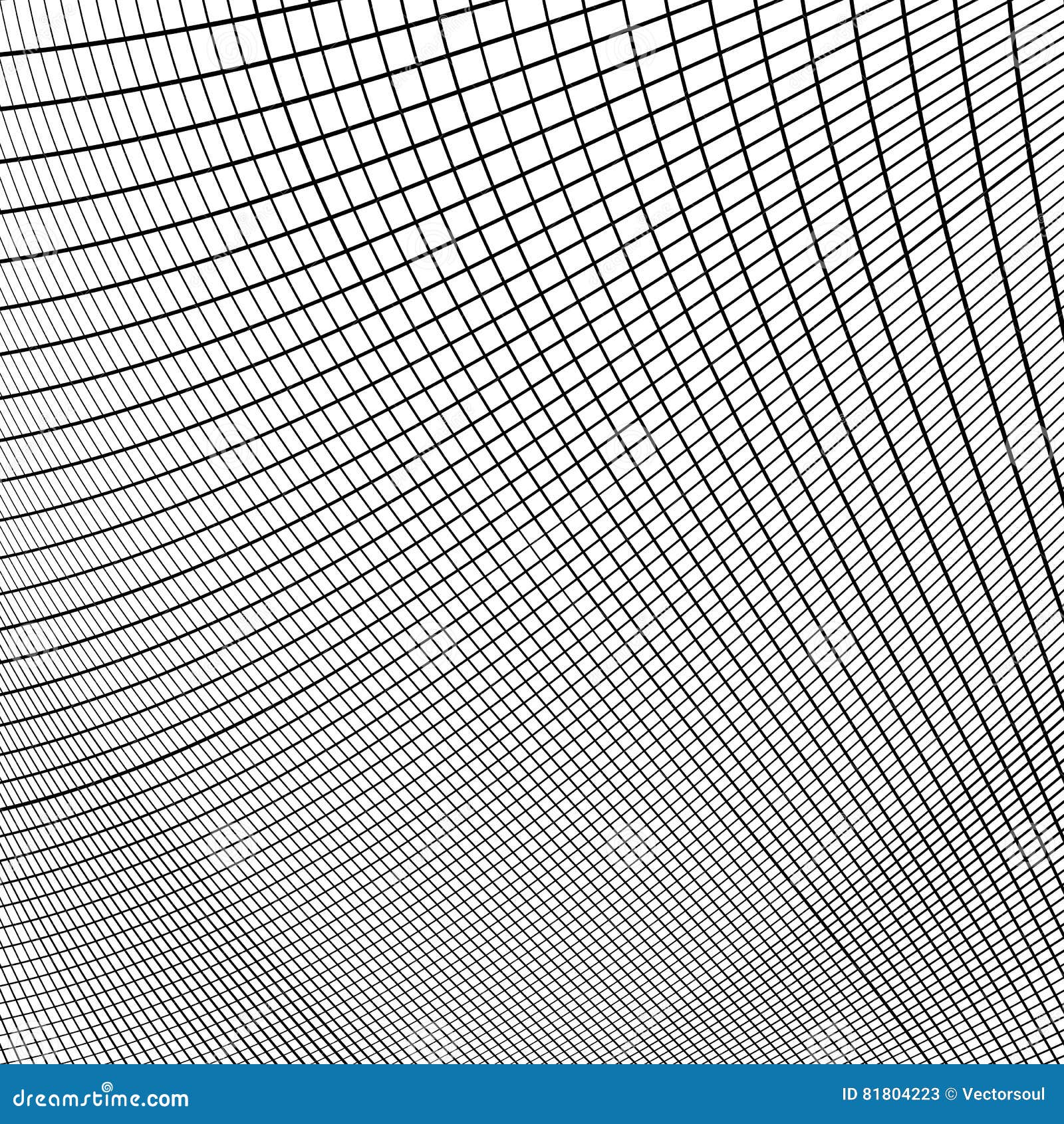 Dynamic Lines Grid. Monochrome Geometric Pattern, Abstract Texture ...