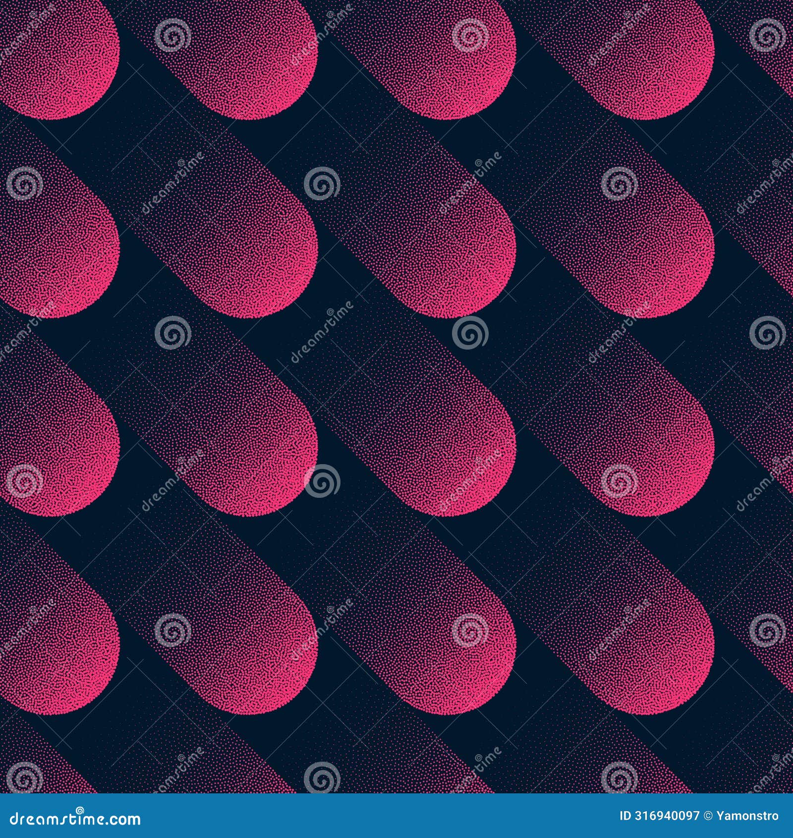 Dynamic Lively Seamless Pattern Trend Vector Black Purple Abstract ...