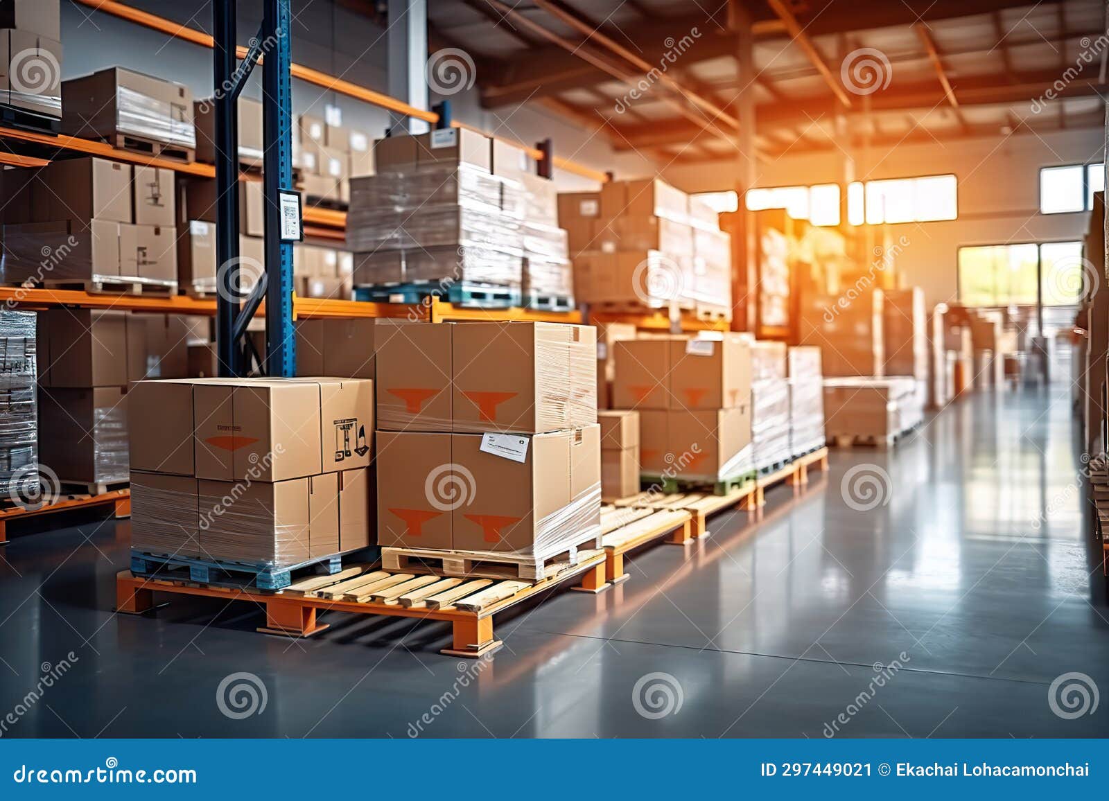 Dynamic Logistics Hub Retail Warehouse & Efficient Product Distribution ...