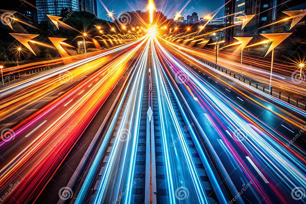 Dynamic Long Exposure Arrows Stunning Motion Trails for Creative ...