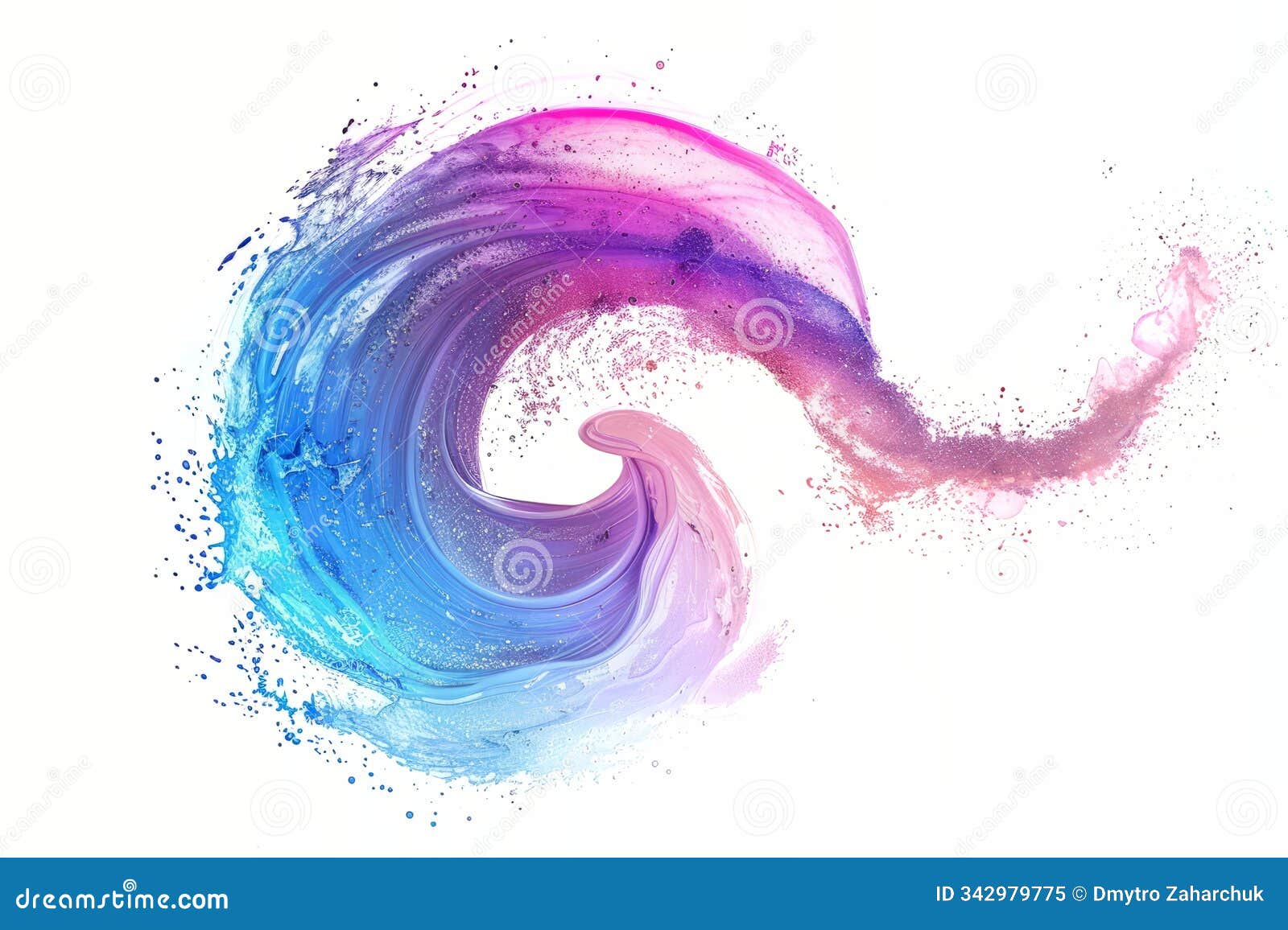 Dynamic Magical Whirlwind, Representing a Powerful Enchantment Spell ...