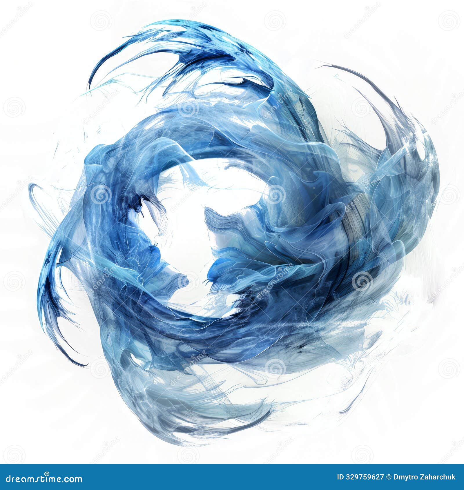 Dynamic Magical Whirlwind, Representing a Powerful Enchantment Spell ...