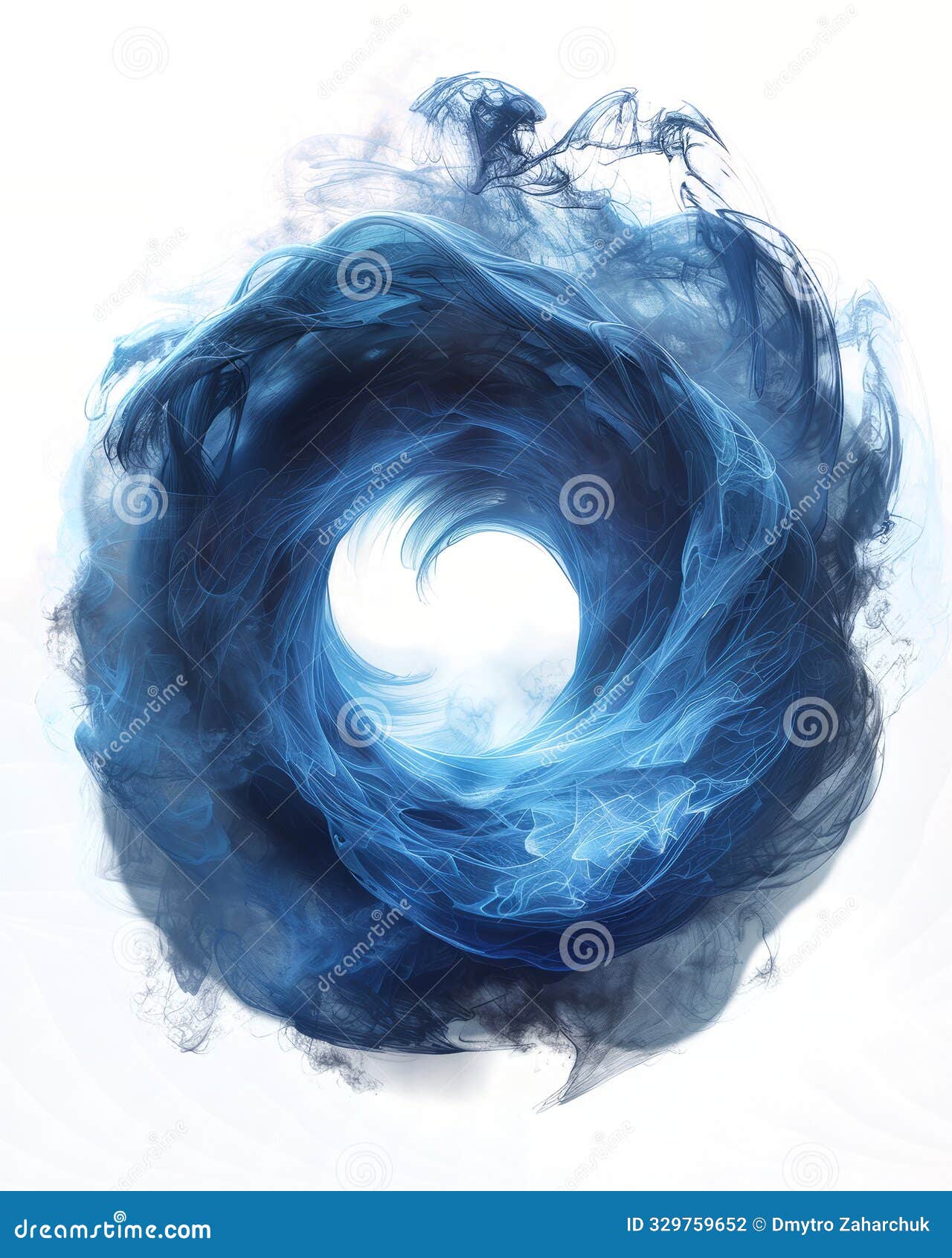 Dynamic Magical Whirlwind, Representing a Powerful Enchantment Spell ...