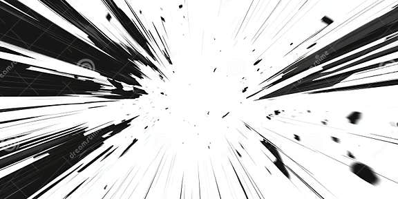This is a Dynamic Manga Motion Background Featuring an Explosive Energy ...