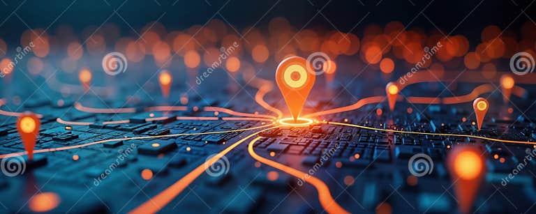 Dynamic Map Visualization Shows Seamless Tech Communication Systems ...