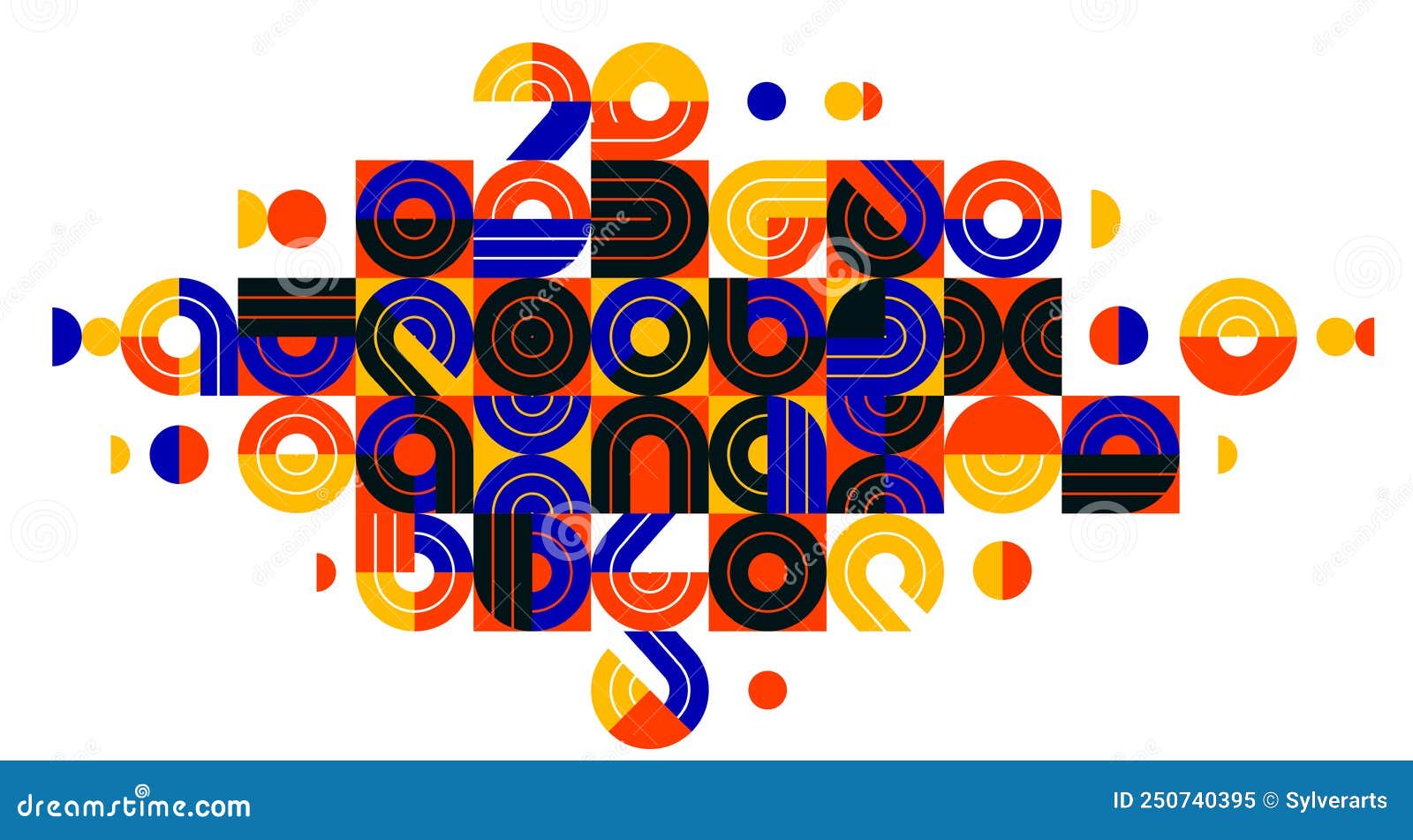 Dynamic Messy Abstract Vector Design Composition, Minimal Lined Modern ...