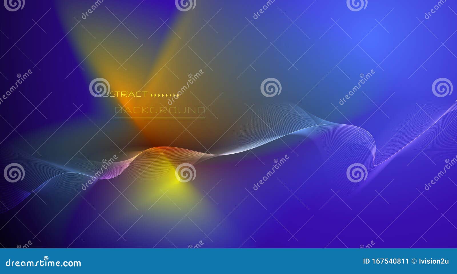 Dynamic Minimal Wave Line Composition Design In A4 Size, Layout For ...