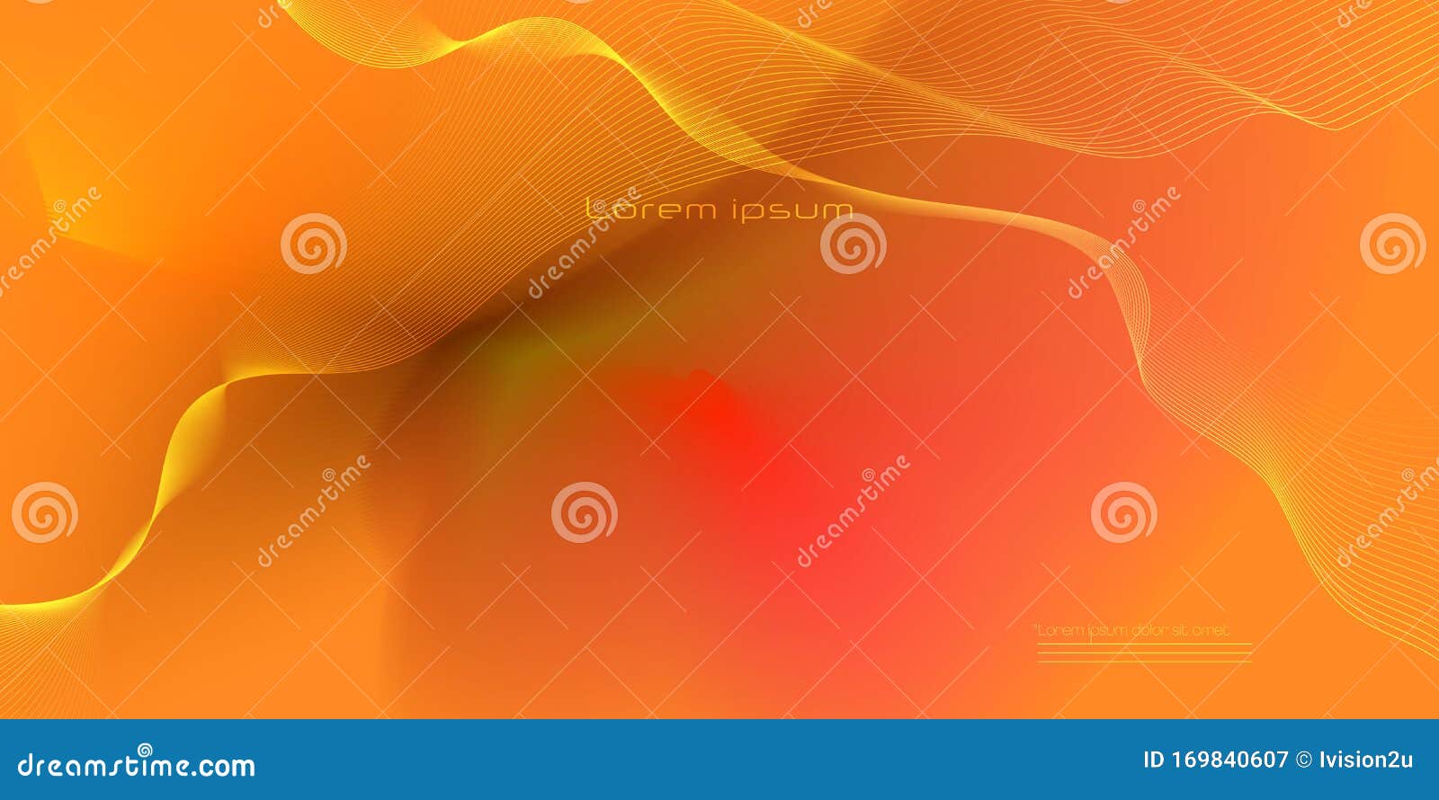 Dynamic Minimal Wave Line Composition Design In A4 Size, Layout For ...