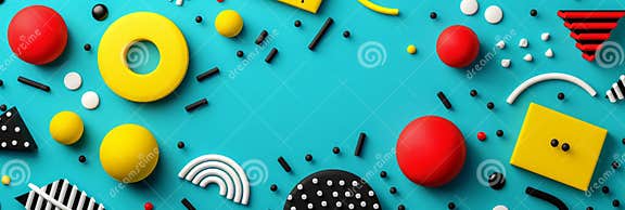 Dynamic Mix of Sharp Angles and Interlocking Shapes in Vibrant ...