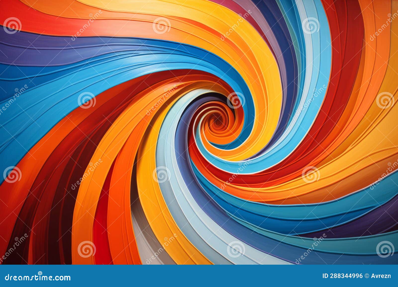 Whirling Patterns of Vibrant Colors Mesmerize As they Spin Outward ...