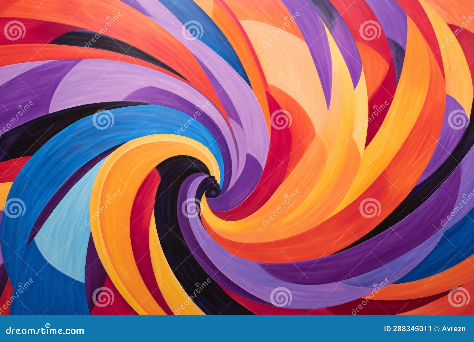 Whirling Patterns of Vibrant Colors Mesmerize As they Spin Outward ...