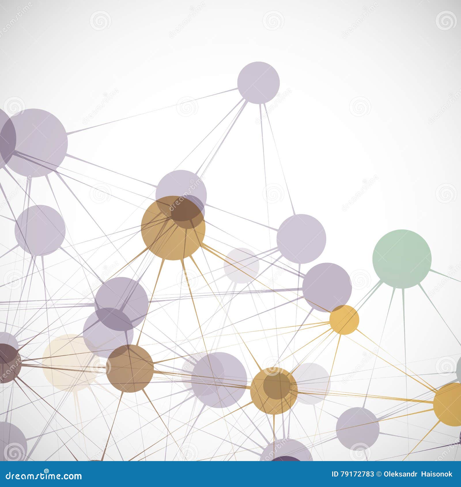Dynamic Molecule Structure. Science and Connection Concept Stock Vector ...