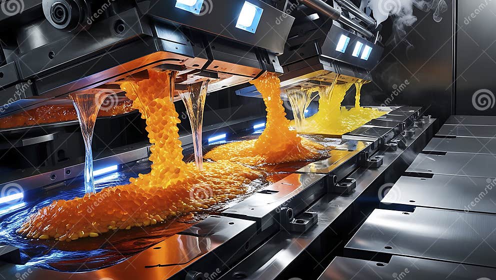 Dynamic Molten Plastic and LED Lighting in Precision Injection Molding ...