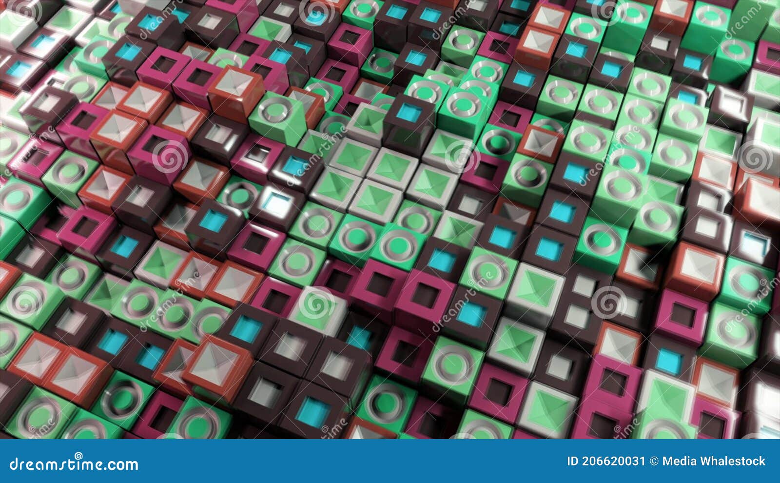 The Dynamic Movement Of Texture Banding And Resizing. Animation ...