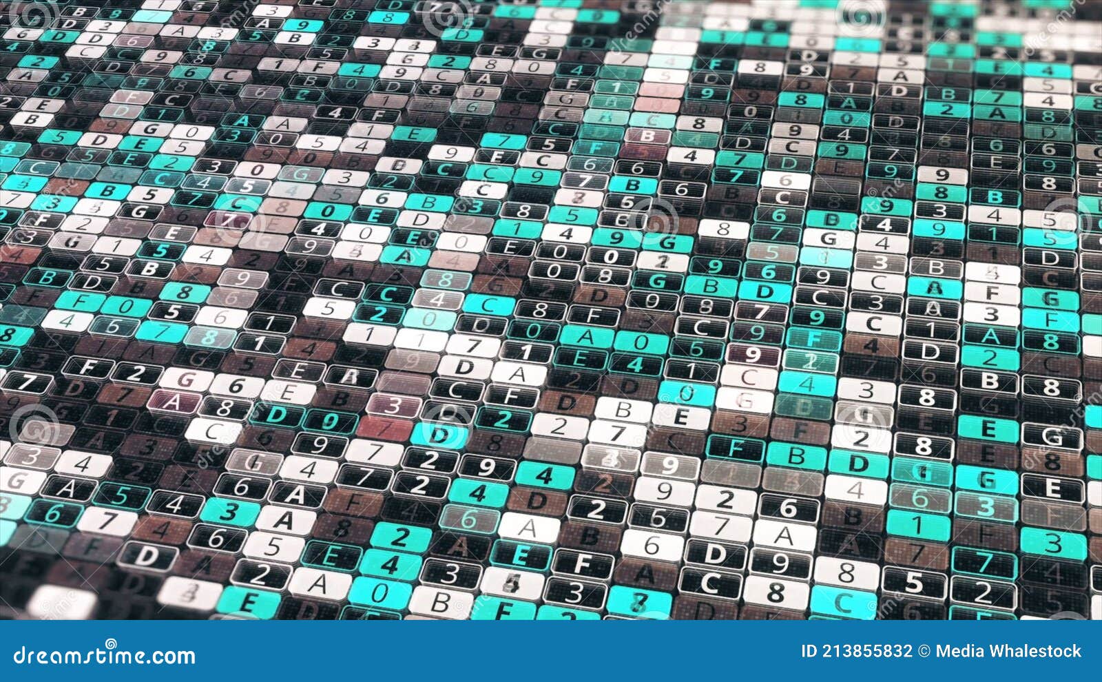 Dynamic Movement on a Virtual Display of Digits and Characters ...