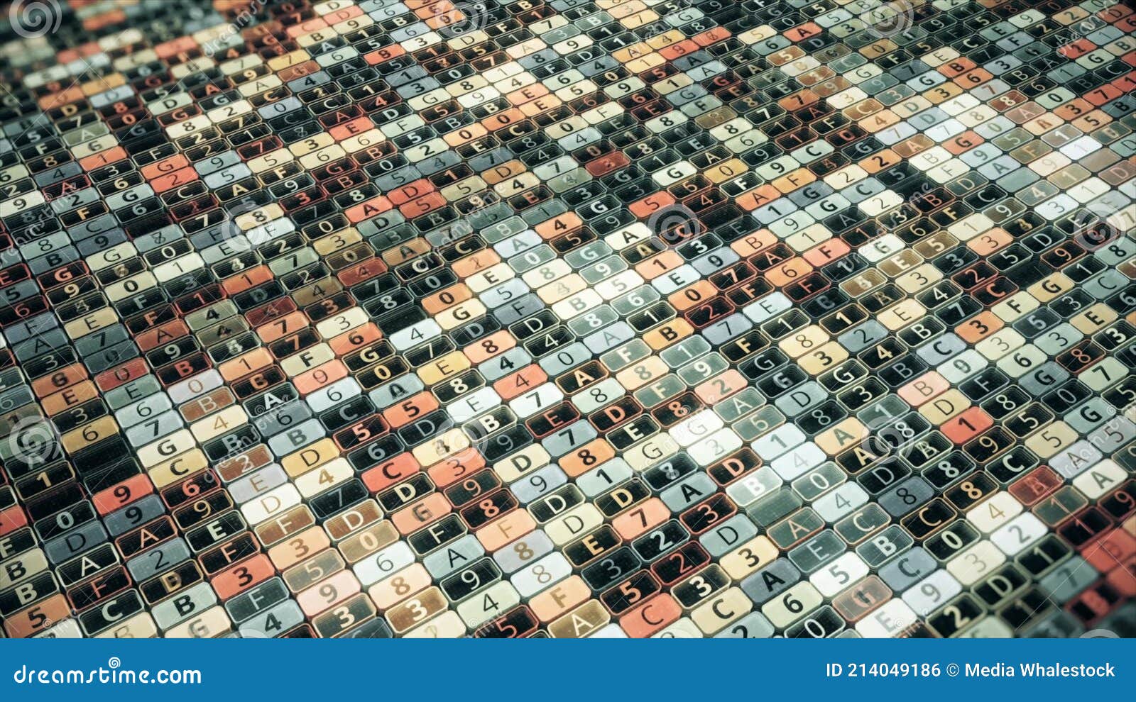 Dynamic Movement on a Virtual Display of Digits and Characters ...