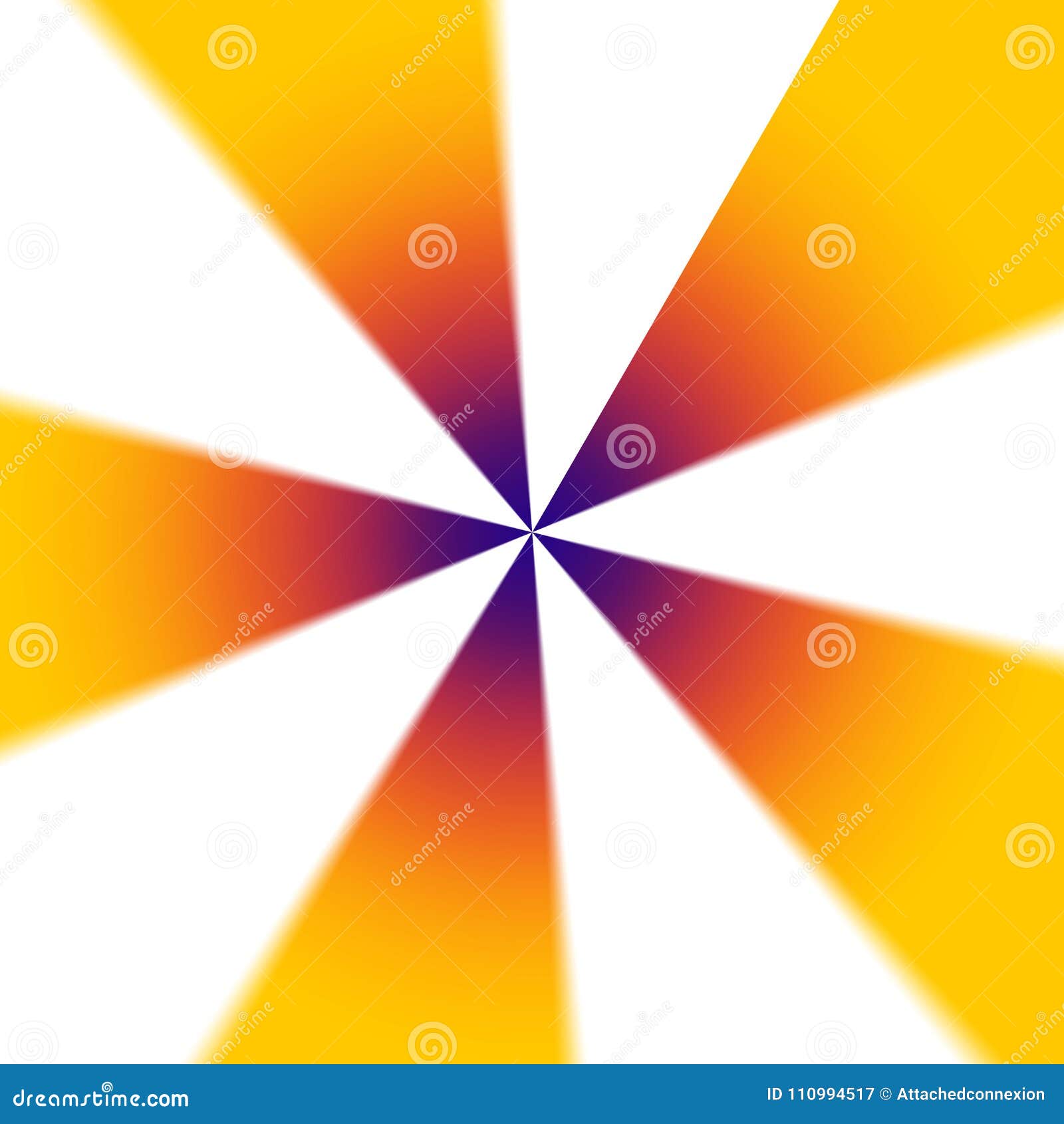 Dynamic Multicolor Radial Abstract Background Stock Illustration ...