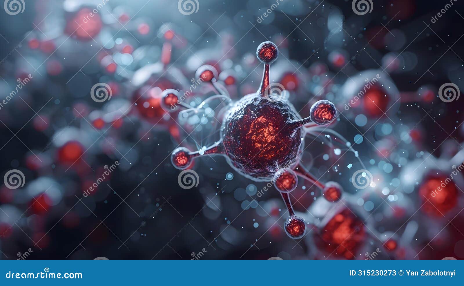 Dynamic Mutation: the Shapeshifting Dance of a Virus. Concept Viral ...