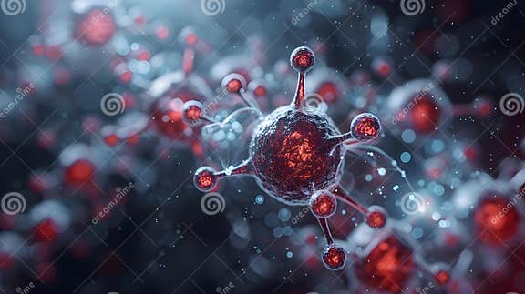 Dynamic Mutation: the Shapeshifting Dance of a Virus. Concept Viral ...