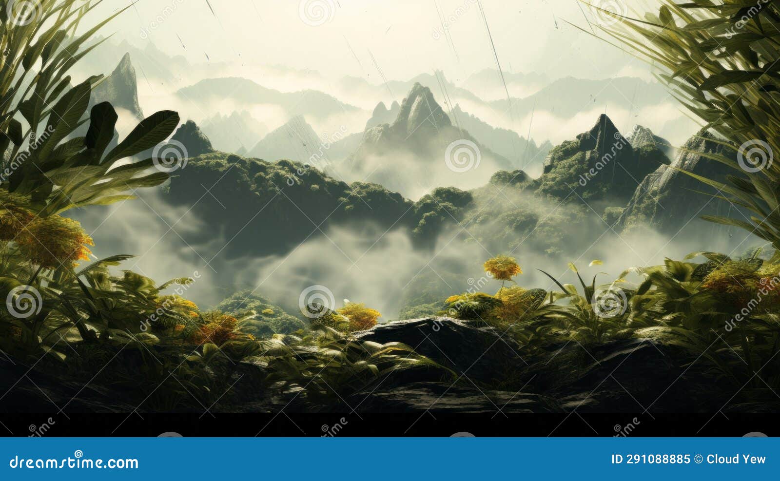 Dynamic Nature Backdrop, Adding Natural Energy To Visuals Stock ...