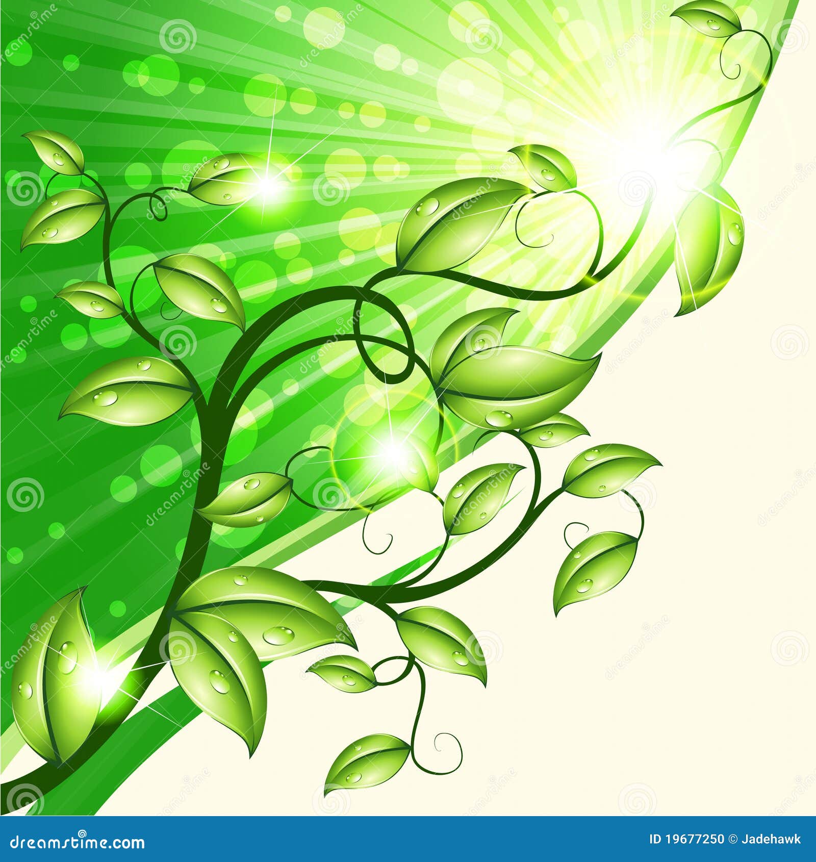Dynamic Nature Design. Includes Transparencies Stock Vector ...