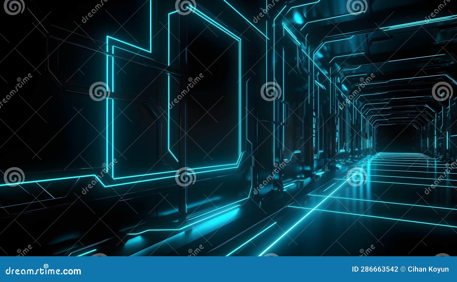 Dynamic neon desktop aura stock illustration. Illustration of graphic ...