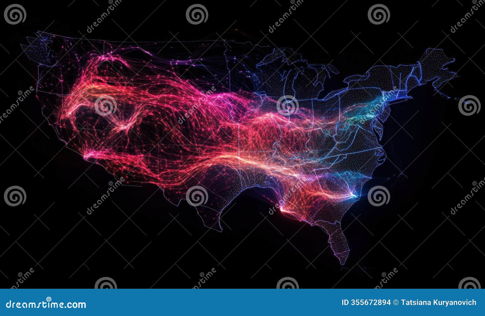 Dynamic Network Visualization of United States Connectivity and Data ...