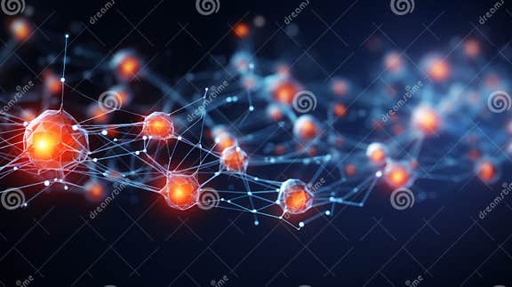 A Dynamic Neural Network Pattern, Symbolizing the Complexity of Brain ...