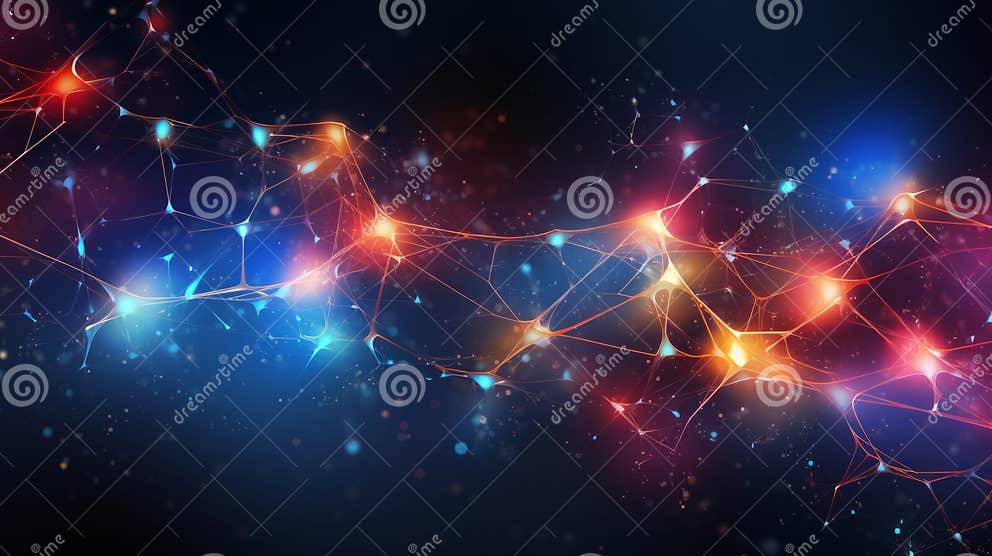 A Dynamic Neural Network Pattern, Symbolizing the Complexity of Brain ...