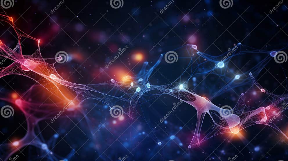 A Dynamic Neural Network Pattern, Symbolizing the Complexity of Brain ...