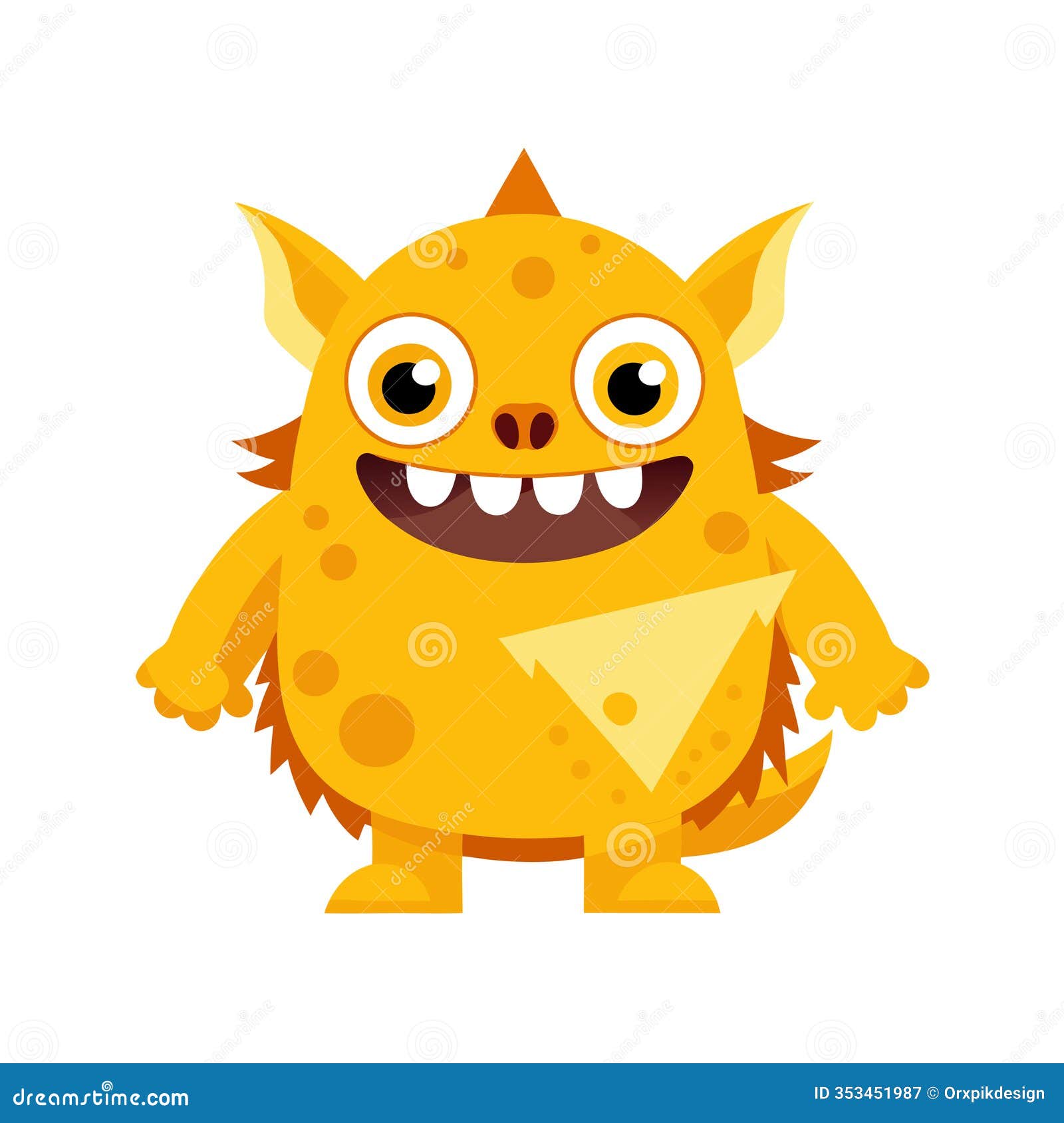 Dynamic Nibbles The Cheesy Monster Character Cartoon Vector ...