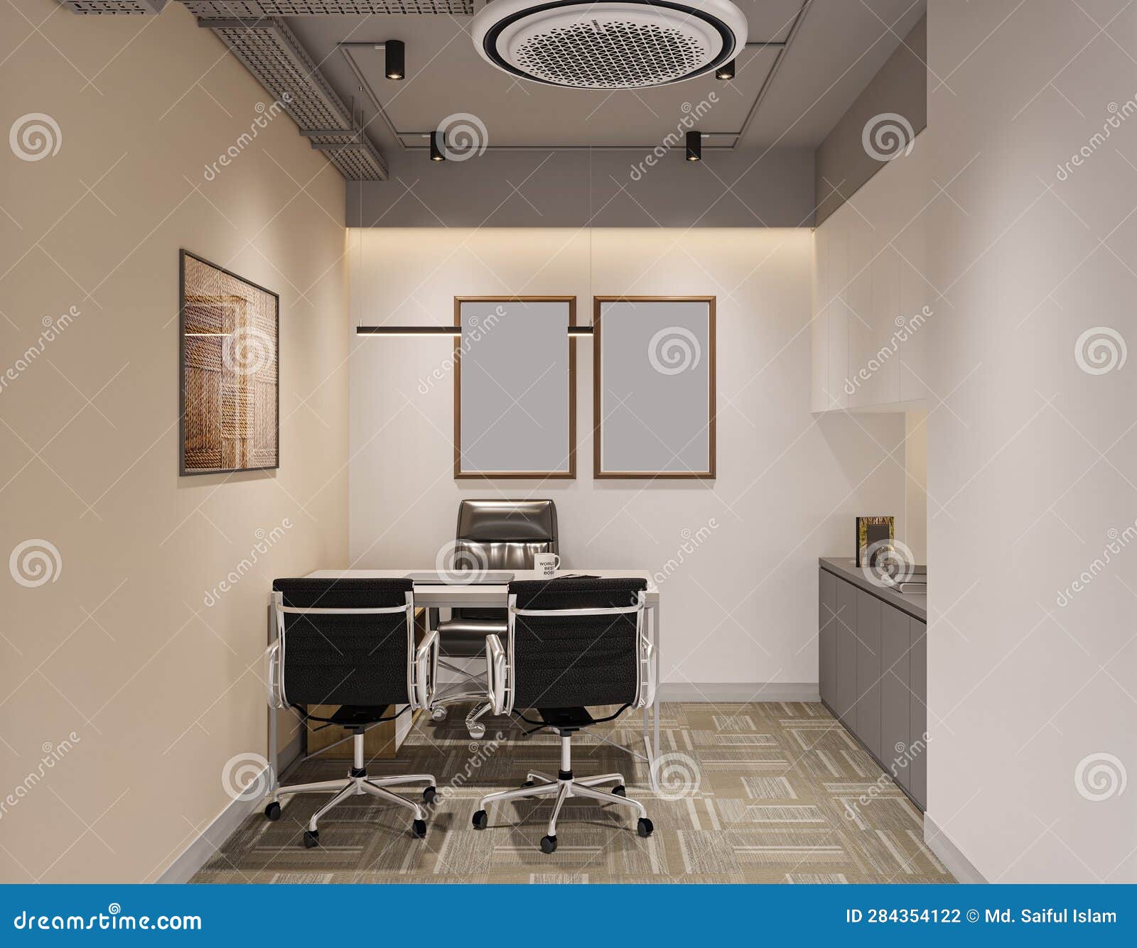 Dynamic Office Interiors Sparking Creativity and Innovation Stock Photo ...