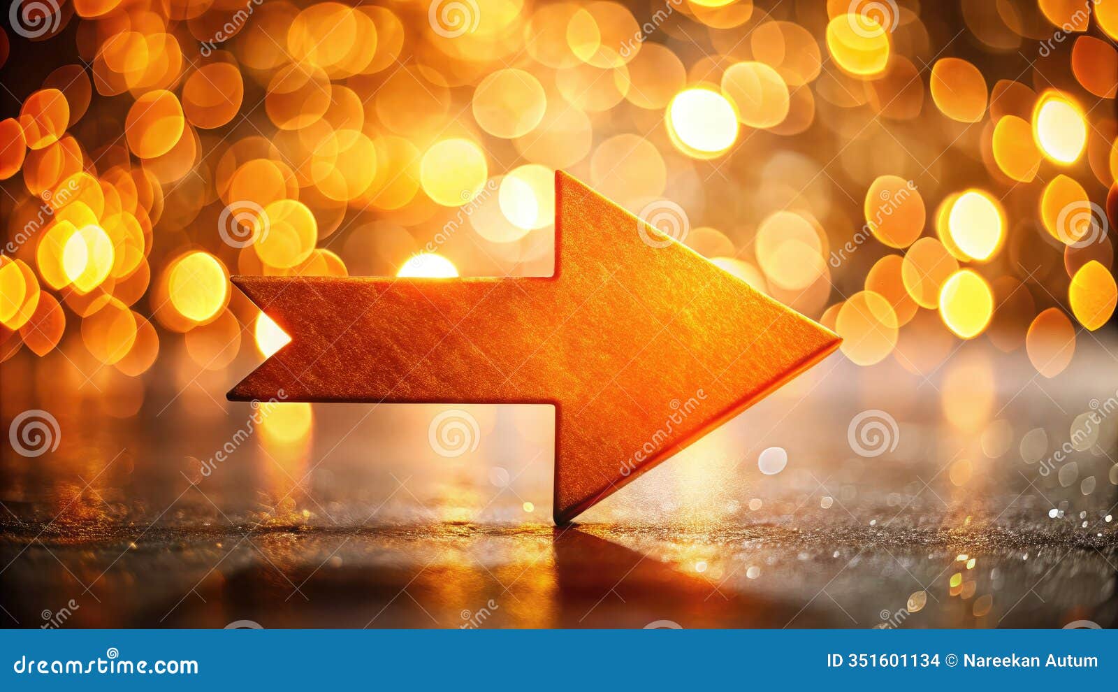 Dynamic Orange Arrow Design Element for Wayfinding and Visual Direction ...