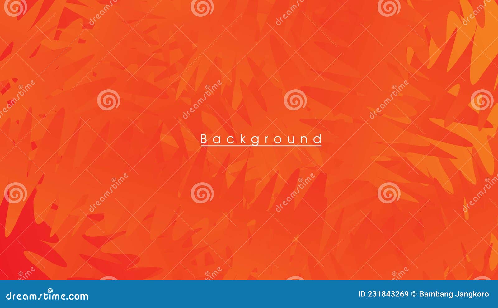 Dynamic Orange 3D Textured Style Background Design Stock Illustration ...