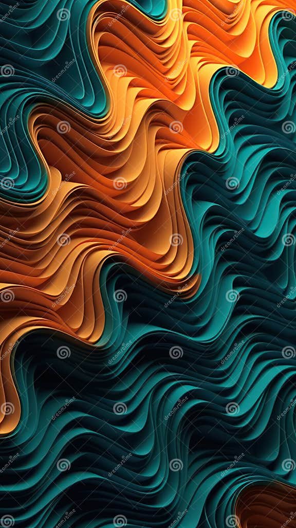 Dynamic Overlapping Lines and Curves Abstract Design. Stock Illustration - Illustration of ...