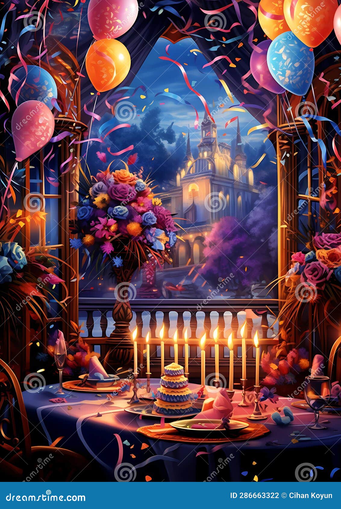 Dynamic party backdrops stock illustration. Illustration of culture ...