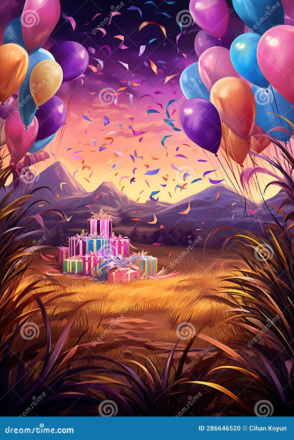 Dynamic party themes stock illustration. Illustration of ...