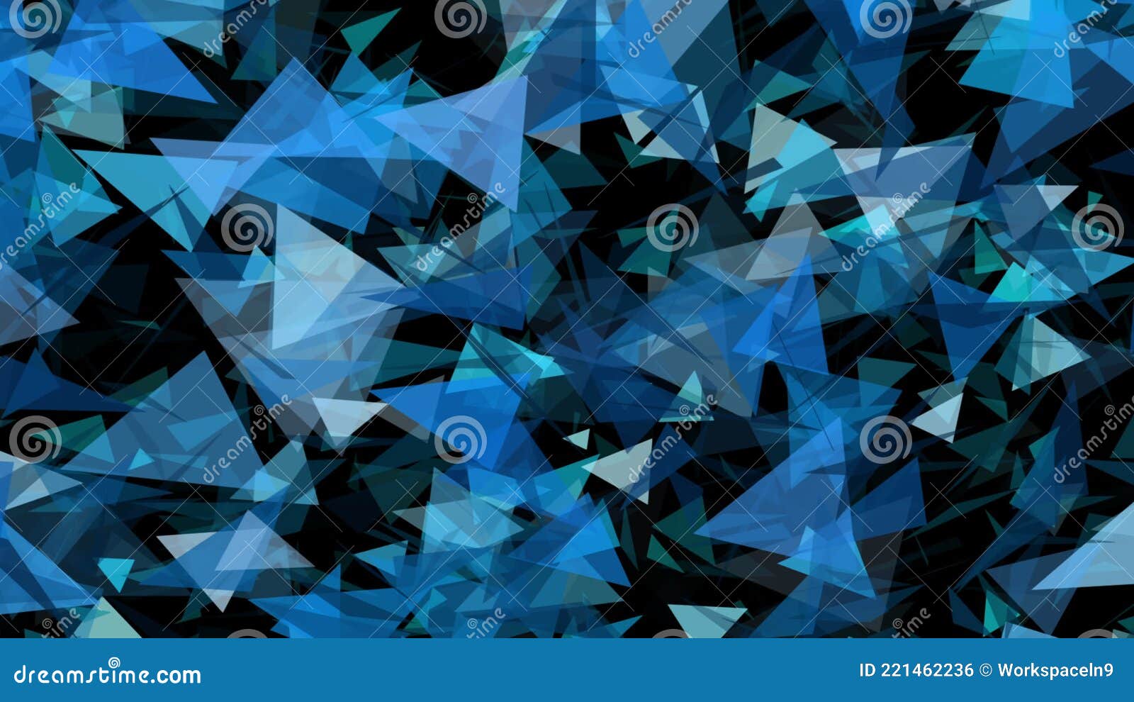 Dynamic Pattern Closeup Background of Blue and White Polygons Which ...