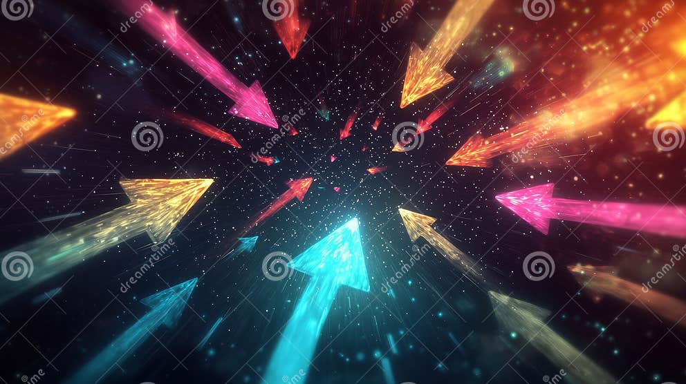 A Dynamic Pattern of Lightning and Arrows Adds Movement To the Abstract ...