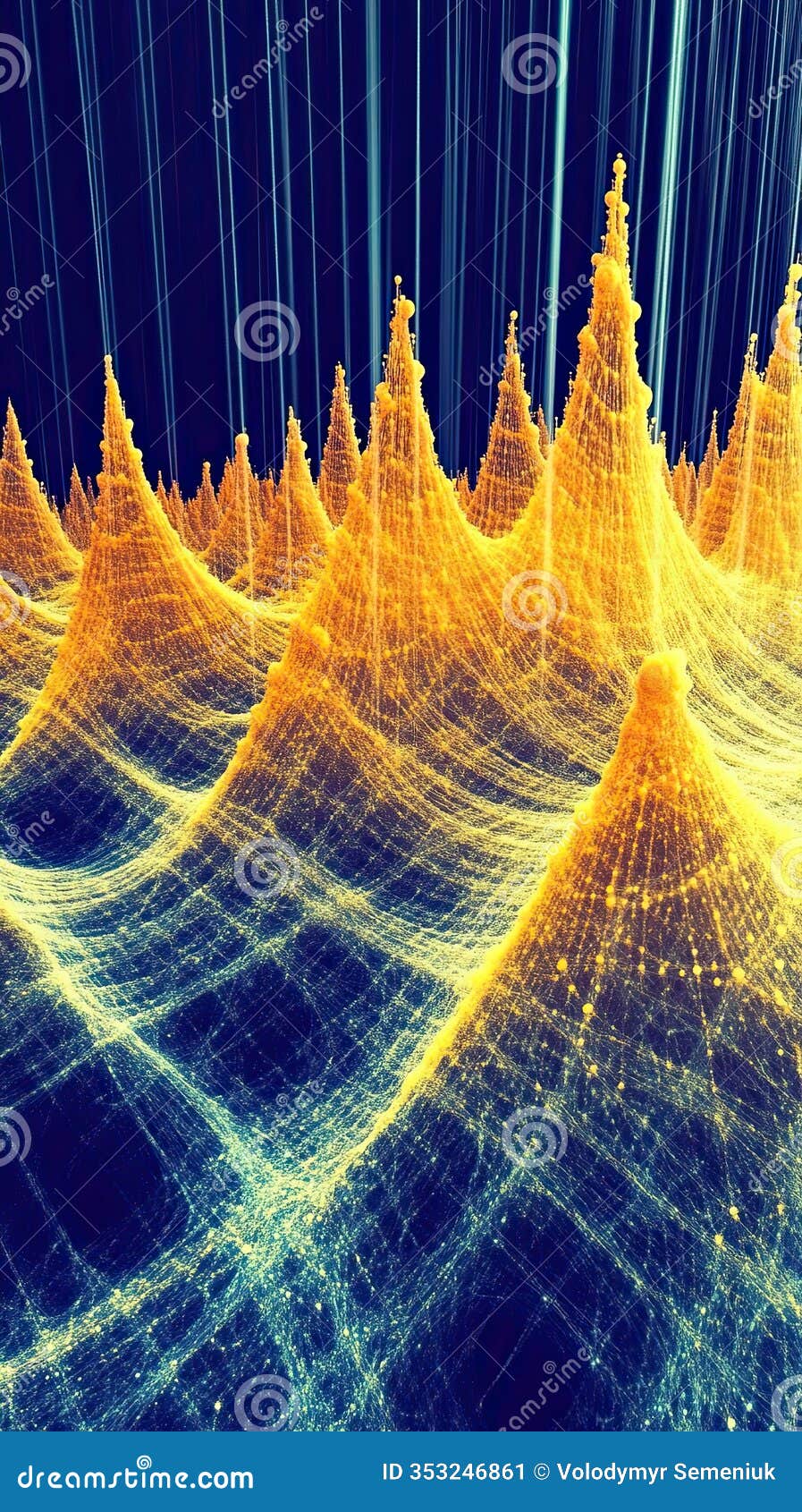 Visual Representation of Brownian Motion Showcasing Bell Shaped Curves ...