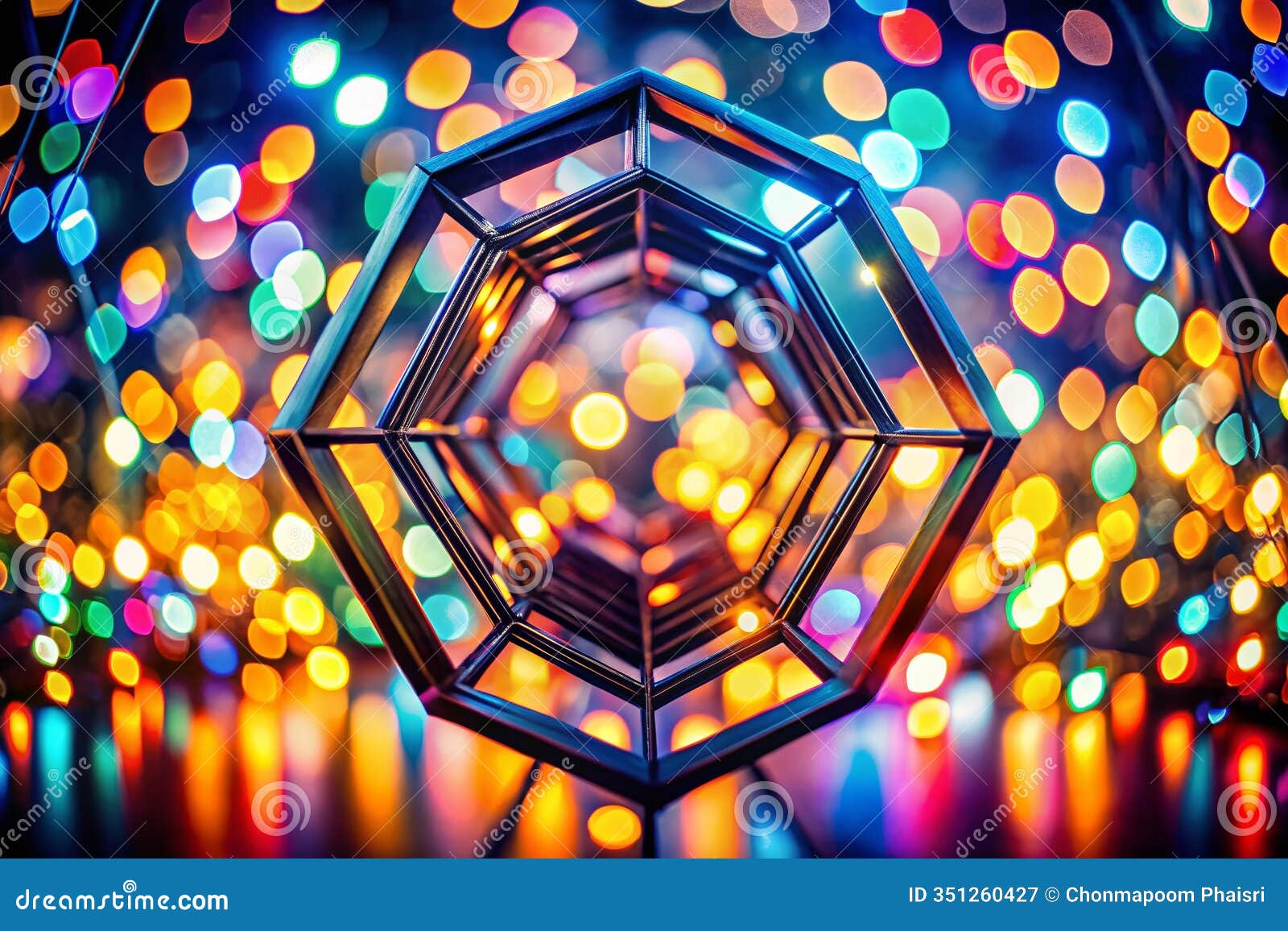 Pentagon Diagram Divided On Equal Segments. Statistics Or Analytics ...