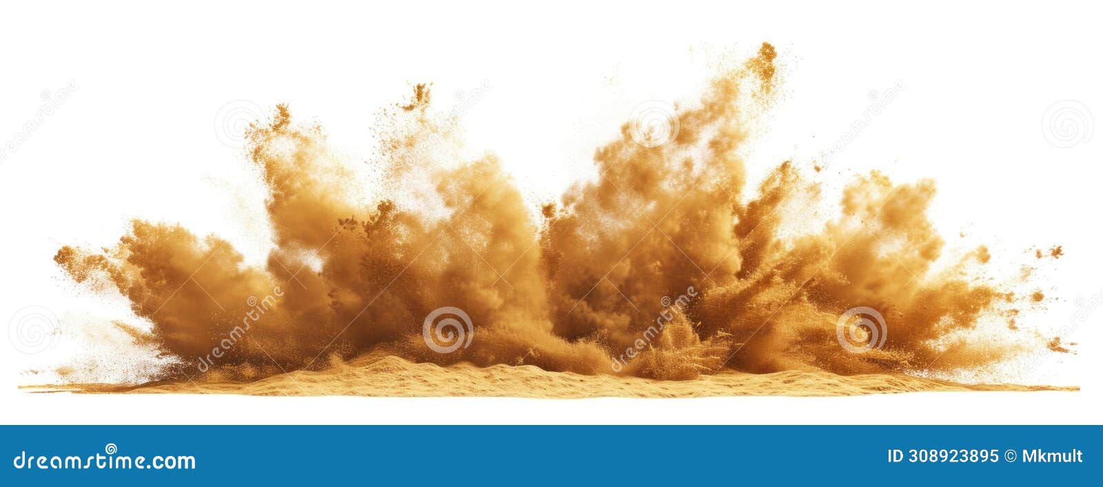 Dirt Explosions in the Air Sand Explosion Stock Image - Image of ...